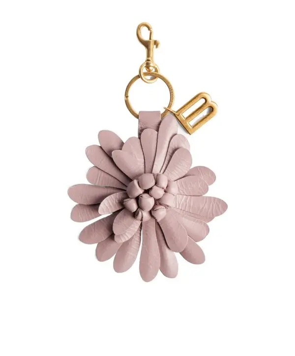 Balenciaga Charm/keychain Flower In Rose Quartz