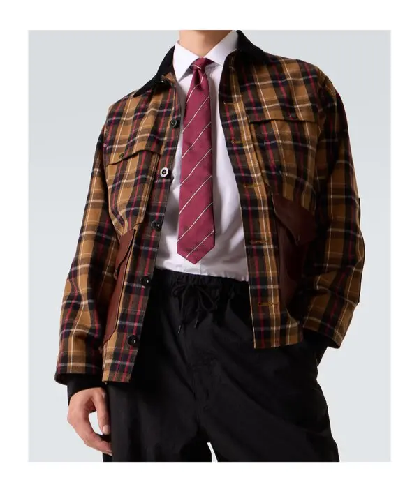 Junya Watanabe Plaid Casual Jacket