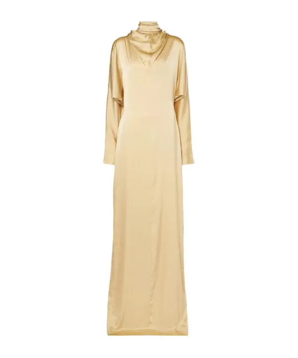 Tove Imre Silk-blend Maxi Dress - Nude