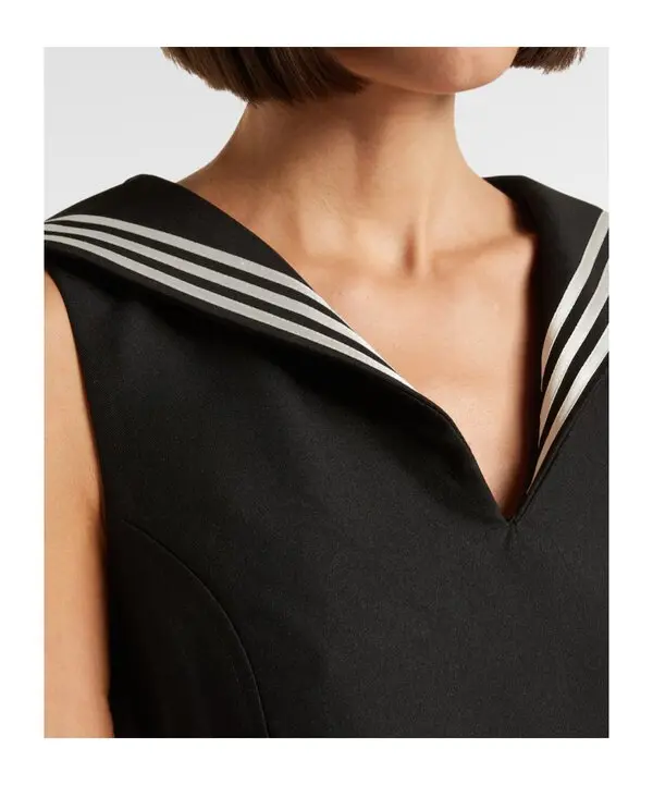 Coperni Belted Ruffle Dress