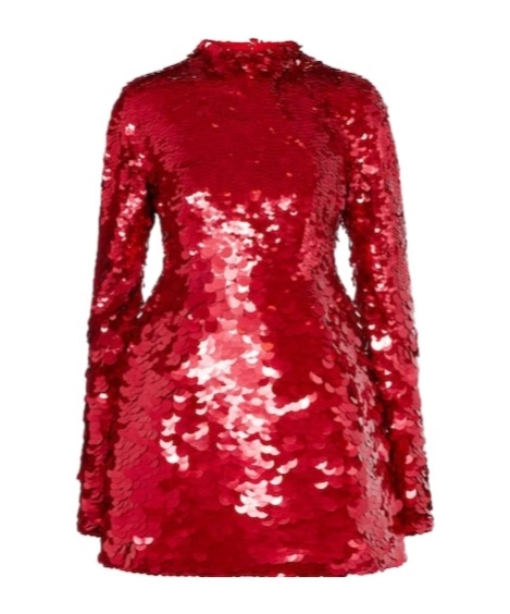 Sportmax Terfrite Sequined Jersey Minidress