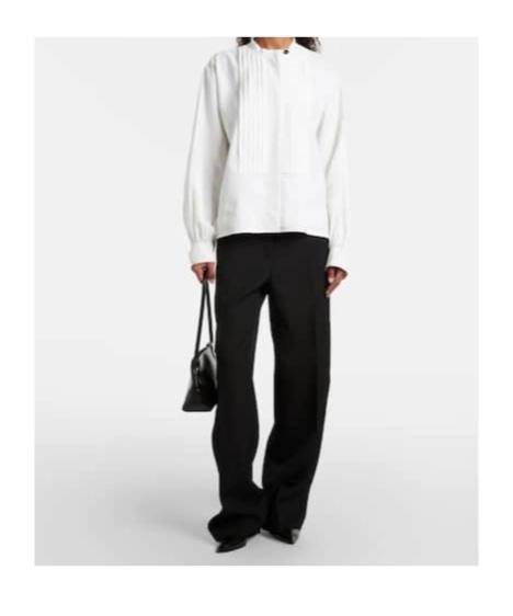 JIL SANDER Low-rise Wool Straight Pants