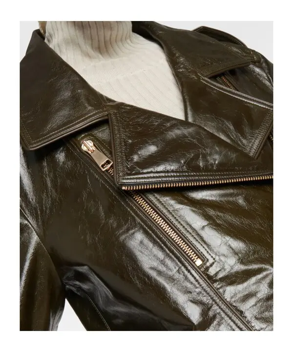 Dorothee Schumacher Lapel Leather Jacket
