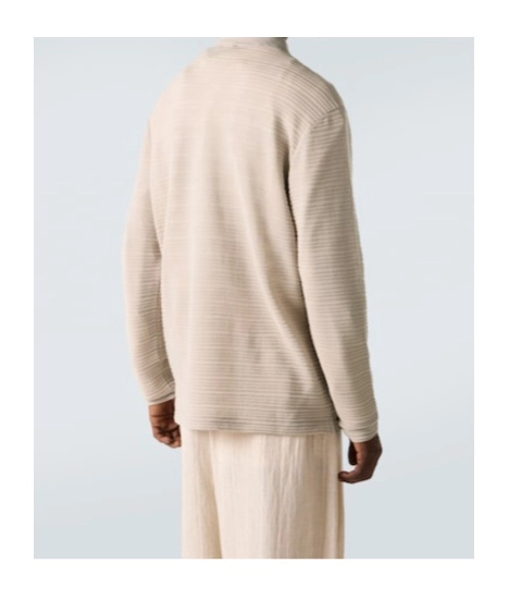 Giorgio Armani Striped Polo Sweater