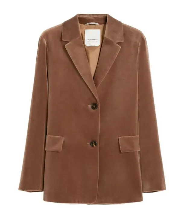 Max Mara Single-breasted Tailored Blazer - Camel