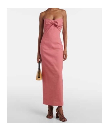 Tove Rahel Strapless Maxi Dress - Pink