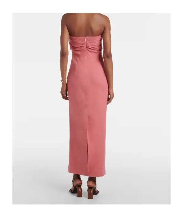 Tove Rahel Strapless Maxi Dress - Pink