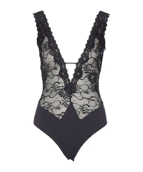 ANIYE BY Lace V-neck Bodysuit