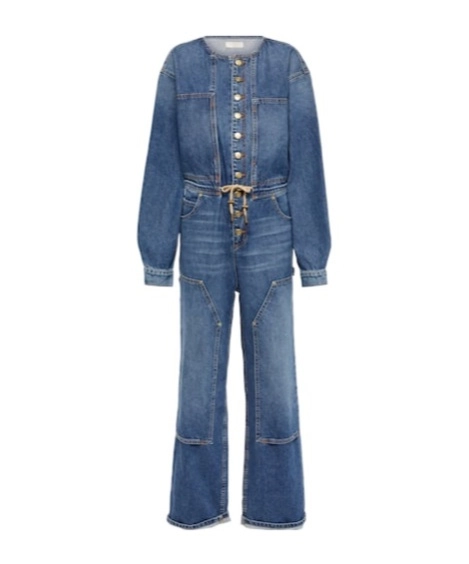 Ulla Johnson Stevie Wide-leg Denim Jumpsuit - Blue