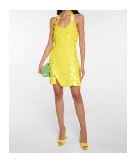 Attico Allium Sequined Minidress