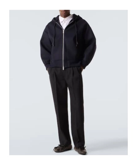 Simone Rocha Embellished Wool-blend Hoodie