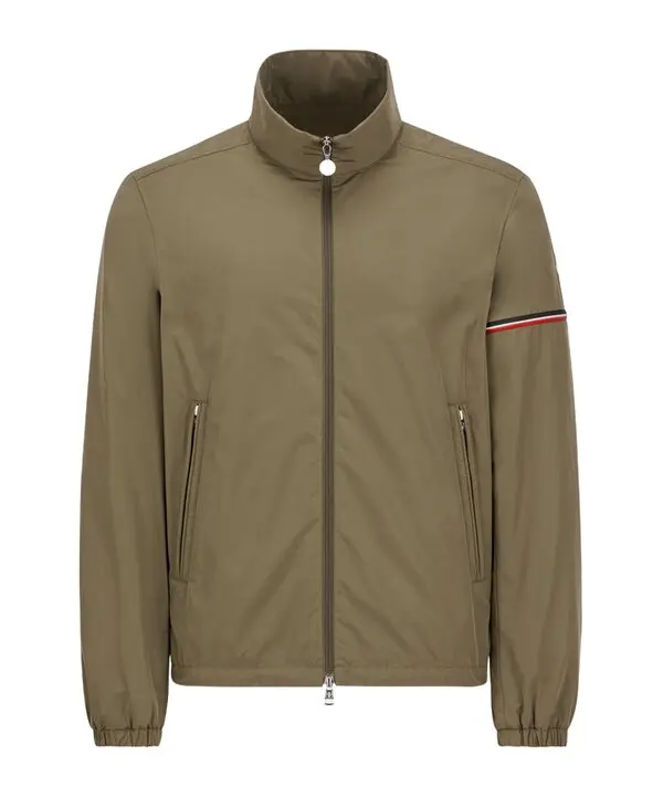 Moncler Ruinette High-neck Zip-up Jacket - Green