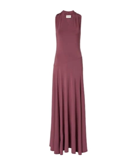 Tove Vina Crêpe Maxi Dress - Red