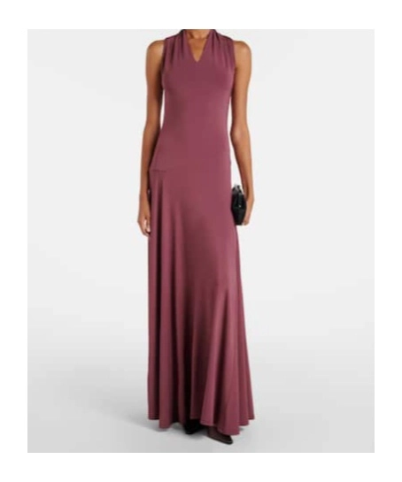 Tove Vina Crêpe Maxi Dress - Red