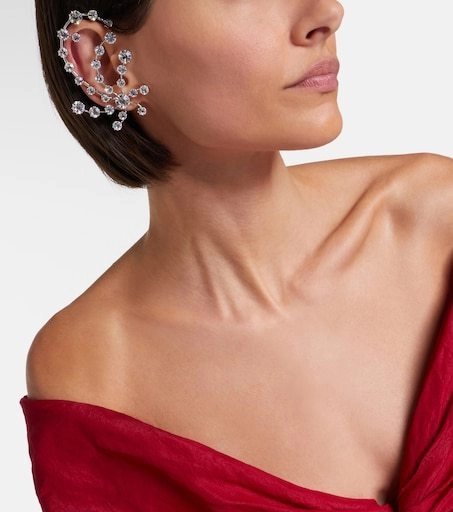 Magda Butrym Crystal Embellished Ear Cuff Earrings