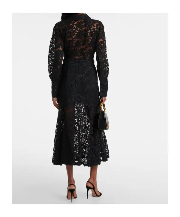 PATOU Lace Maxi Skirt