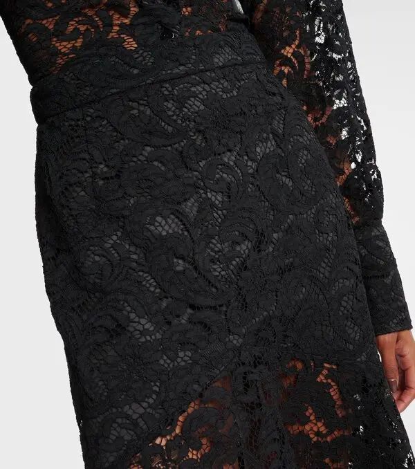 PATOU Lace Maxi Skirt