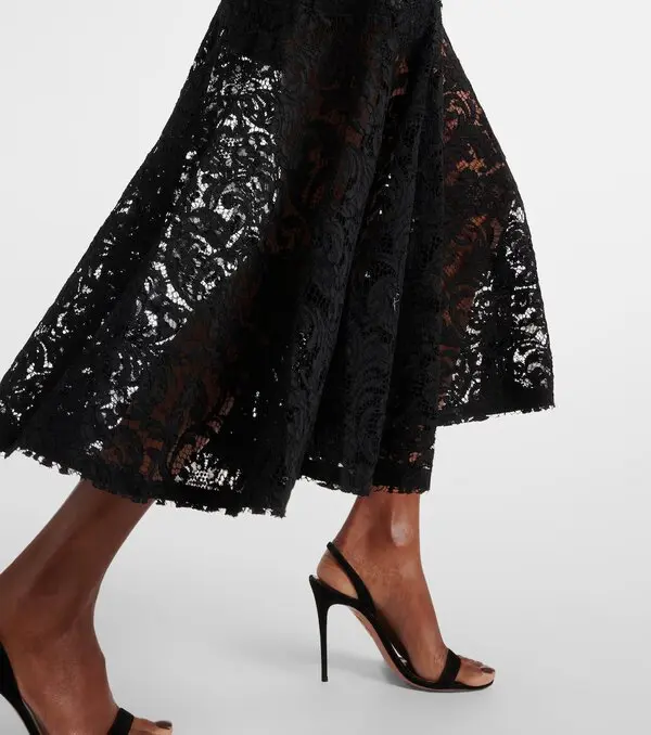 PATOU Lace Maxi Skirt