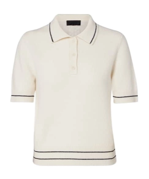NILI LOTAN Short-sleeved Polo Shirt