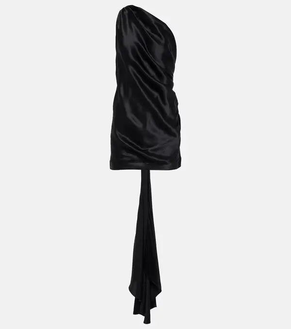 Tove Shiloh One-shoulder Silk Top