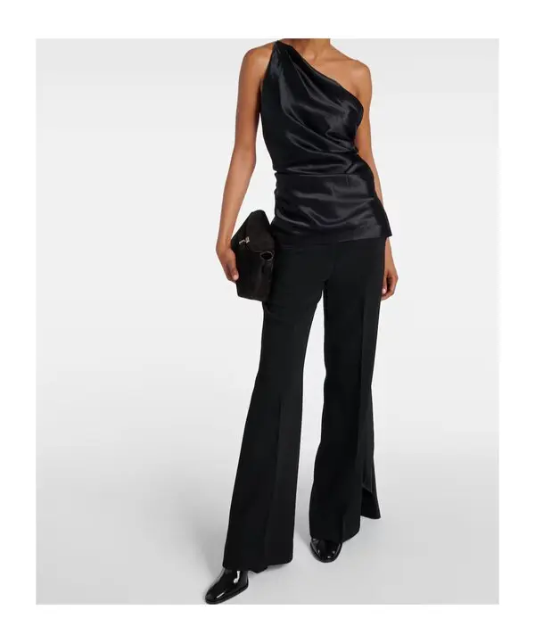 Tove Shiloh One-shoulder Silk Top