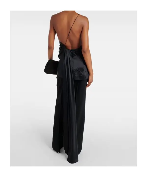 Tove Shiloh One-shoulder Silk Top
