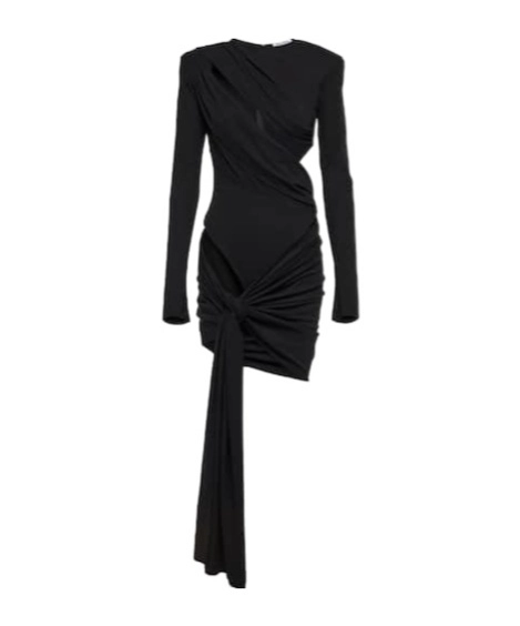 Attico Cutout Ruched Minidress
