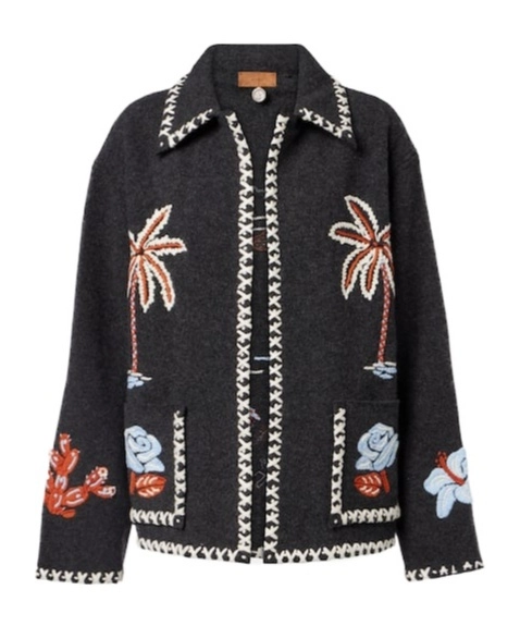 Alanui Remember Me Virgin Wool Jacket - Black