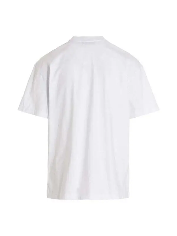 MSGM Logo Printed Crewneck T-shirt