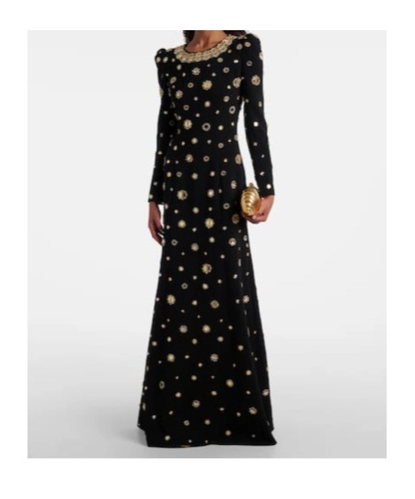 Jenny Packham Frency" Embellished Gown