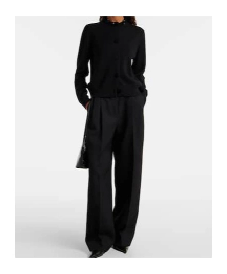 JIL SANDER Sequined Virgin Wool Cardigan