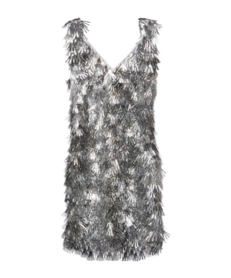 Rabanne Embellished Minidress - Gray