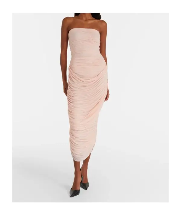 Magda Butrym Draped Midi Dress