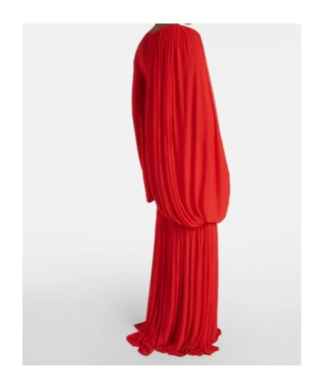 Calvin Klein Sara Draped Jersey Gown