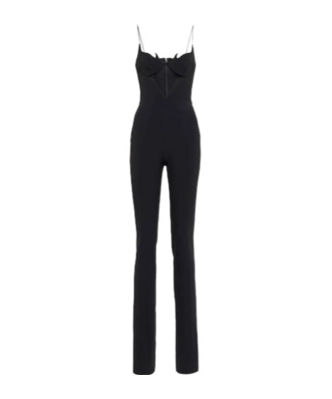 David Koma Mesh-panel Jumpsuit