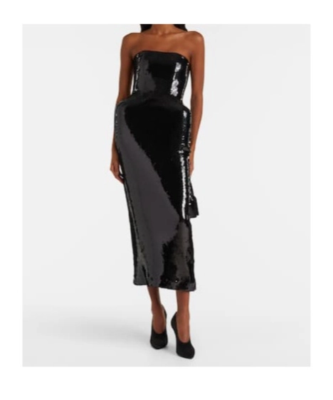 David Koma Sequined Bustier Dress