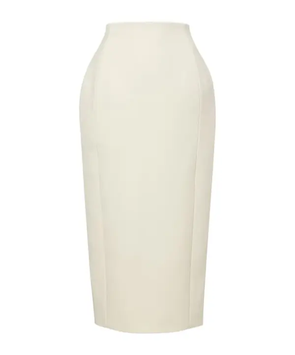 Wardrobe.NYC Back Zip Skirt - White
