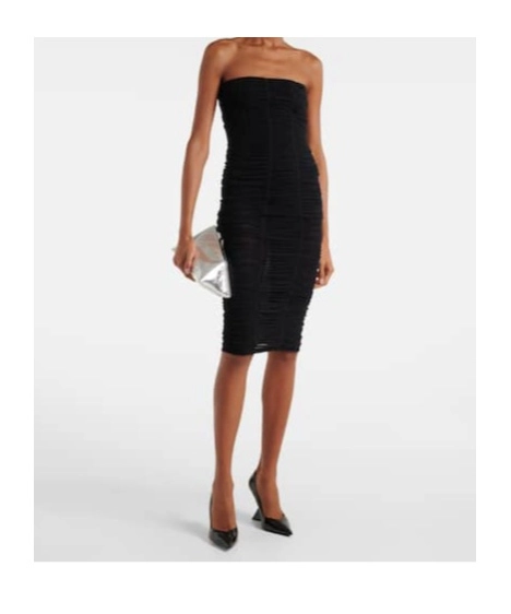 Attico Tulle Bustier Dress