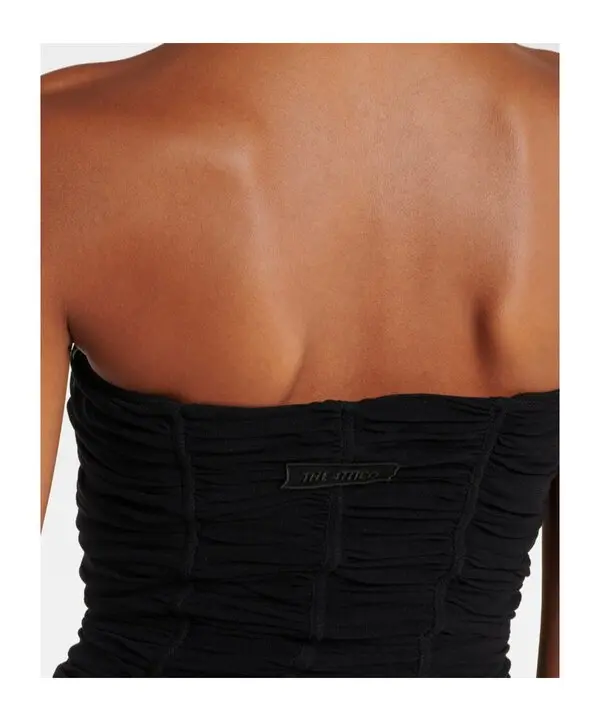 Attico Tulle Bustier Dress