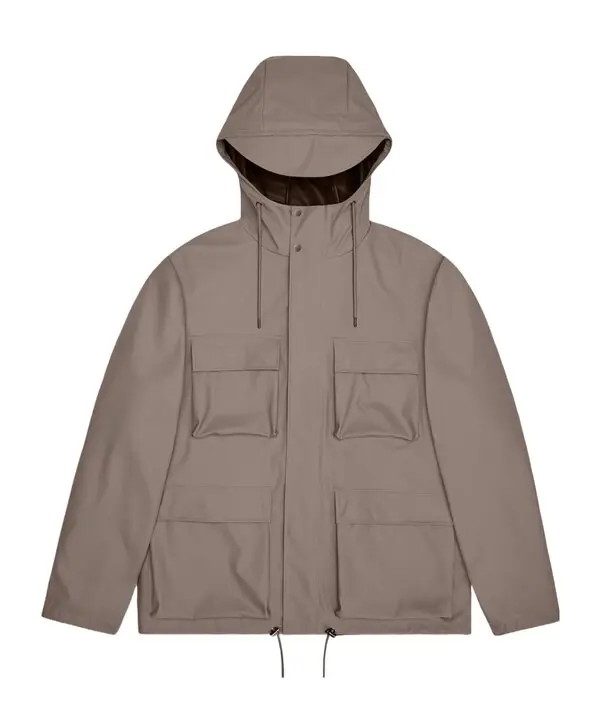 Rains Pocket Jacket - Cinder Color