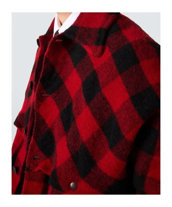 Junya Watanabe Plaid Long-sleeved Casual Jacket
