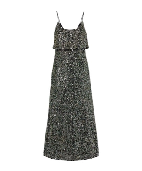 Rabanne Embellished Crêpe Slip Dress - Black