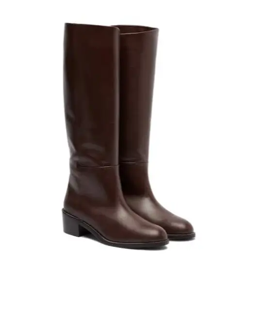 AQUAZZURA Leather Knee-high Boots