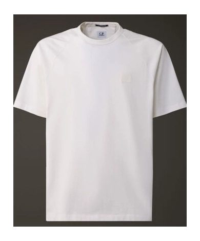 C.P. COMPANY Logo Printed Crewneck T-shirt - White