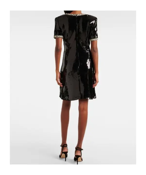 Nina Ricci Embellished Sequined Minidress