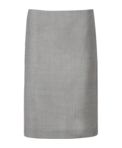 Calvin Klein Luna Wool Pencil Skirt - Gray