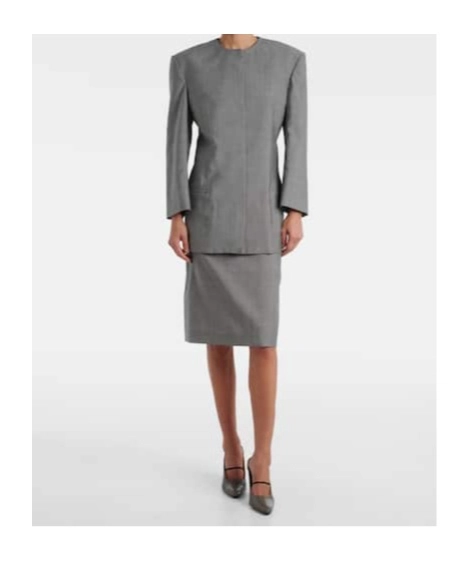 Calvin Klein Luna Wool Pencil Skirt