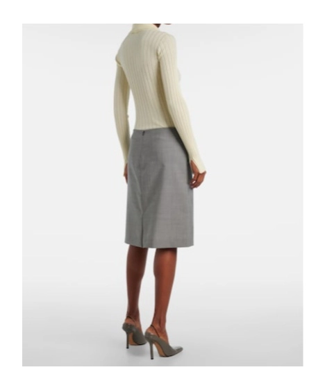 Calvin Klein Luna Wool Pencil Skirt