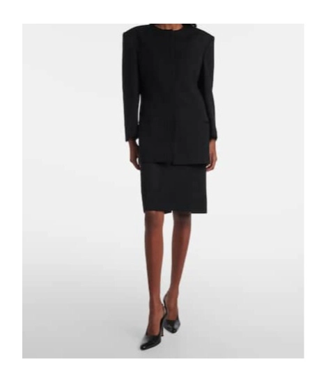 Calvin Klein Ribbed-knit Wool Blazer