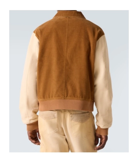WALES BONNER Homecoming Cotton Corduroy Varsity Jacket